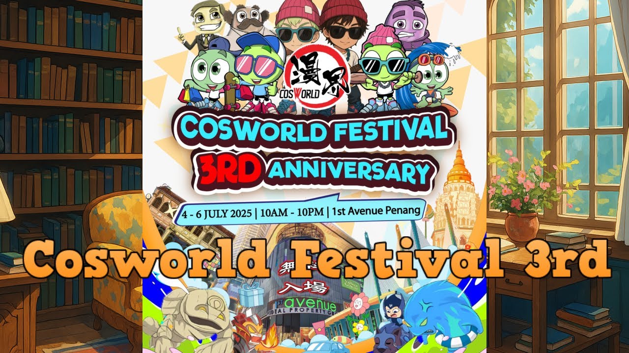 CosWorld Festival 3rd Anniversary 漫界 Penang 2025 - YouTube
