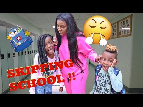 YAYA AND DJ SKIPPING SCHOOL PRANK ON MOM!!!