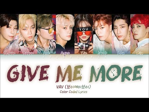 VAV (Feat. De La Ghetto & Play-N-Skillz) — Give me more with 8 members | 브이에이브이