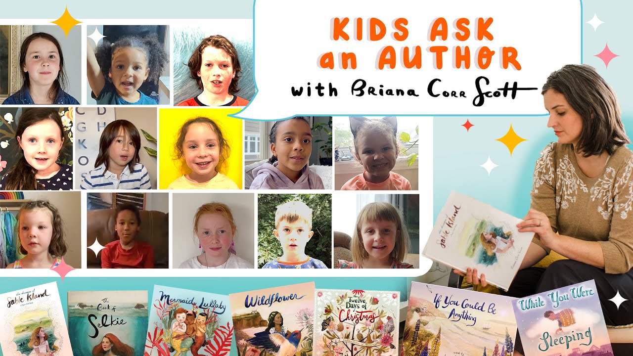 Kids Ask An Author! Kids interview artist and author Briana Corr Scott ...