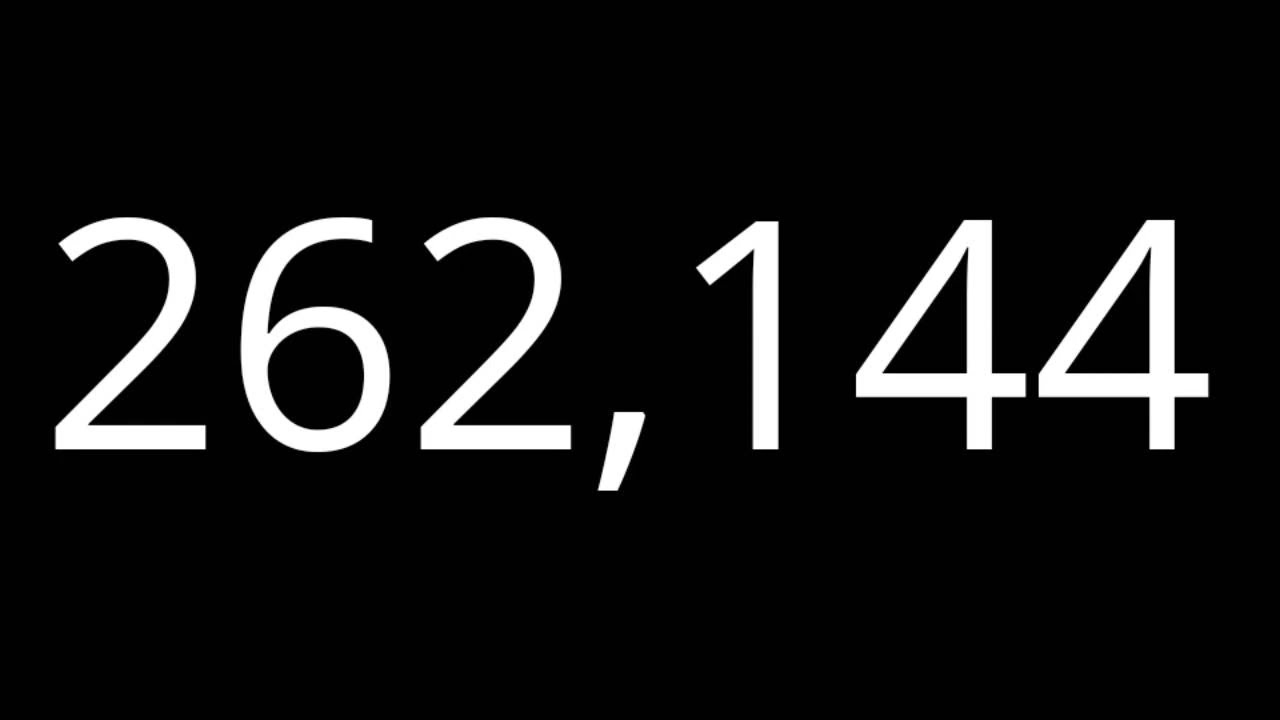 262,144 - YouTube