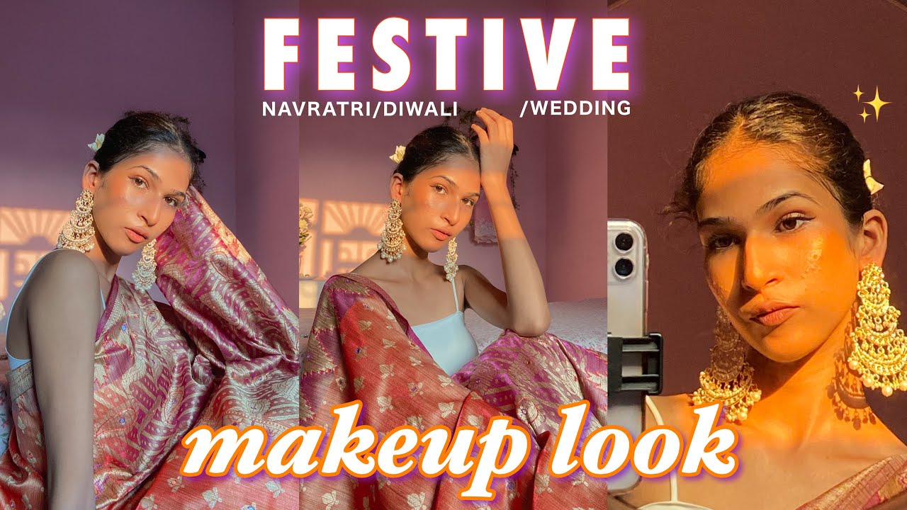 Easy *FESTIVE MAKEUP* For Diwali or Wedding😍 | Easiest festive and ...