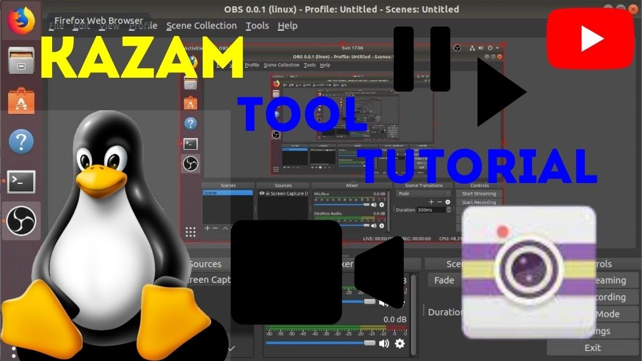 Kazam Tool Tutorial in Hindi | How to Record Desktop Screen on Linux ...