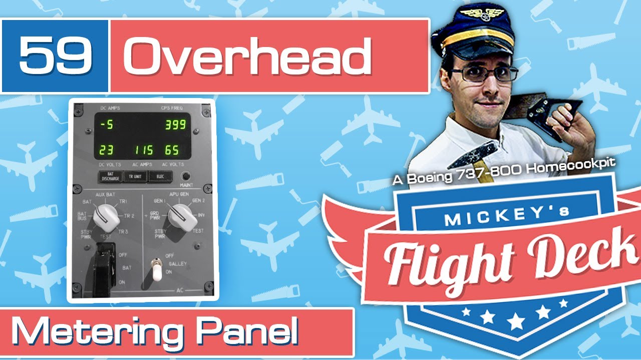 AC & DC Metering Panel - A Boeing 737-800 Homecockpit #59 - YouTube