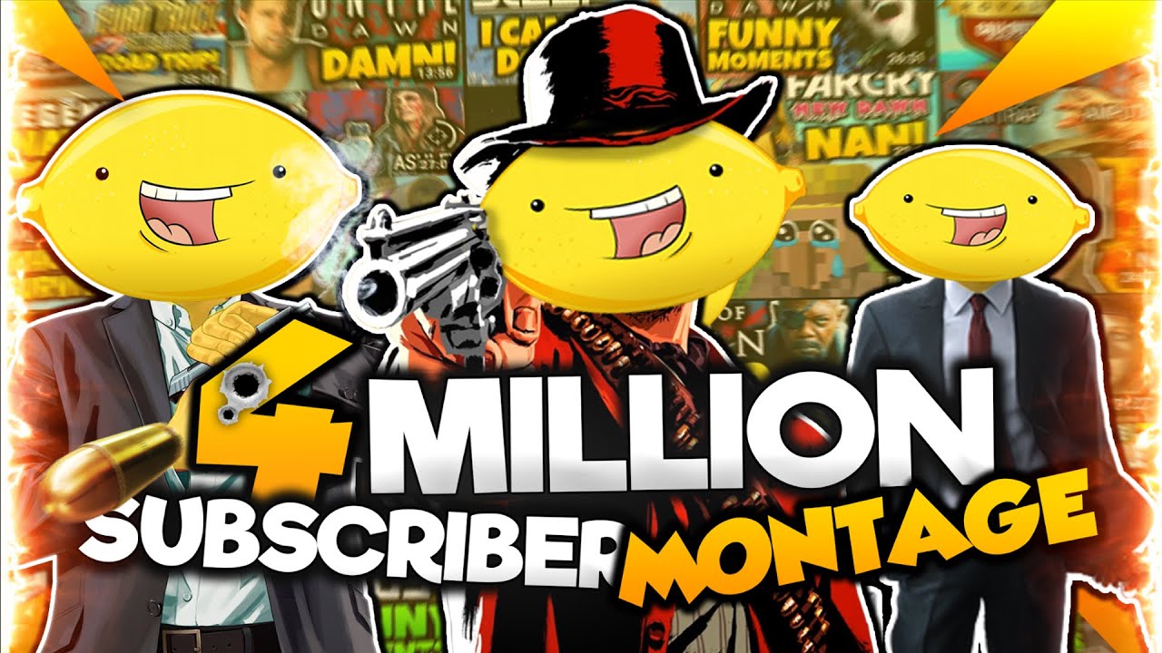 4 MILLION SUBSCRIBERS! - The ULTIMATE "TheGamingLemon" MONTAGE! - YouTube