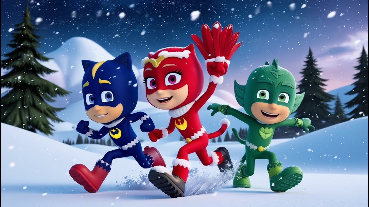 PJ Masks Winter Adventure: Saving the Snowy Day - YouTube