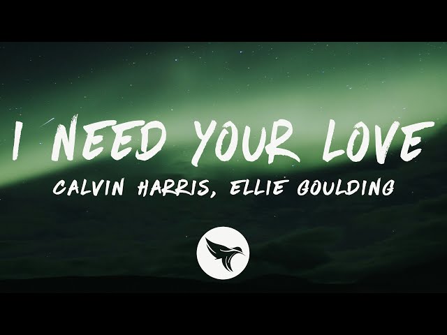 Calvin Harris I Need Your Love Album Cover Calvin Harris Ft. Ellie