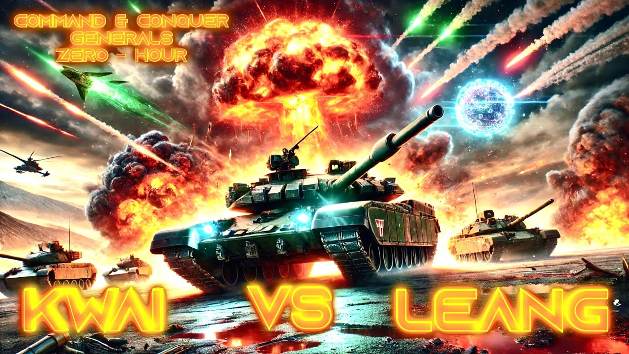 C&C Generals ZH Tank Challenge #7 Hard General Kwai vs General Leang ...