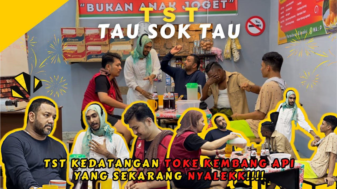 TAU SOK TAU !!! TST KEDATANGAN TOKE KEMBANG API YANG SEKARANG NYALEKK ...