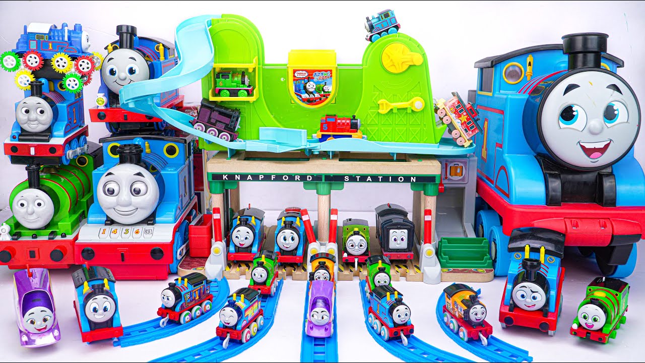 Thomas & Friends Track Toys Collection ASMR|Bath Toy Train Thomas The ...