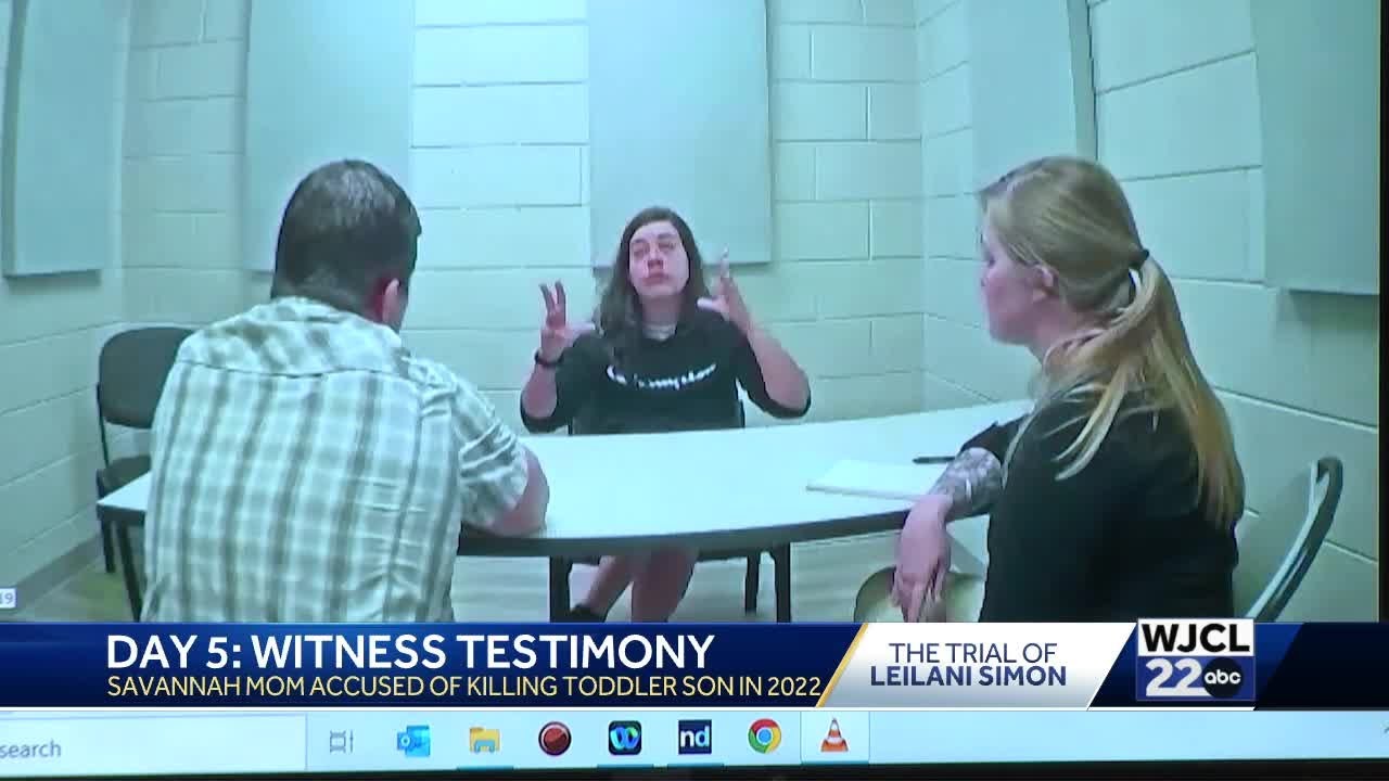 The Trial of Leilani Simon: Investigators testify against Savannah mom ...