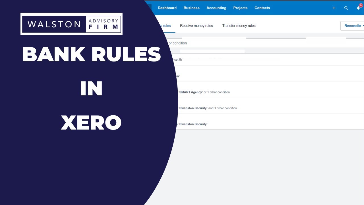 Quick overview of Bank Rules in Xero - YouTube