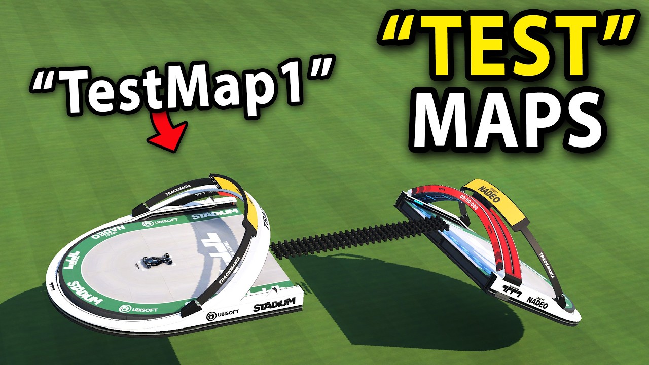 Trackmania Speedrun but only on "Test" Maps - YouTube
