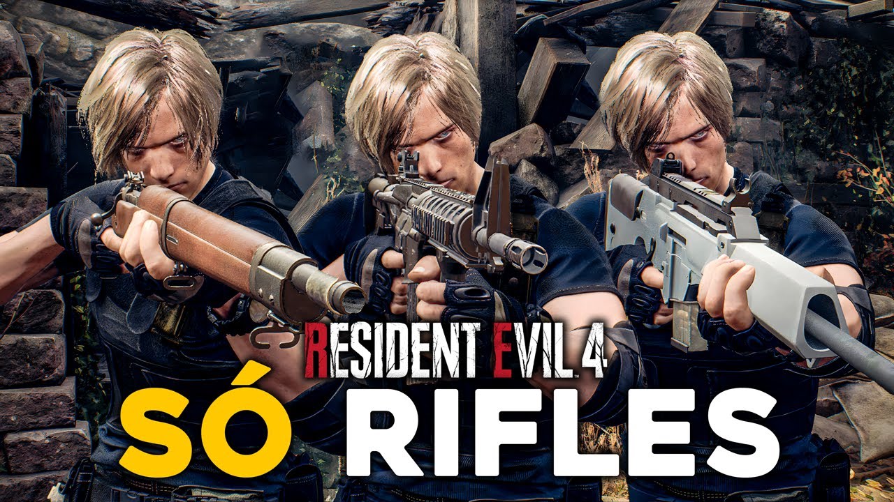 RE4 REMAKE - EXPERIÊNCIA SÓ RIFLES - PROFISSIONAL - YouTube