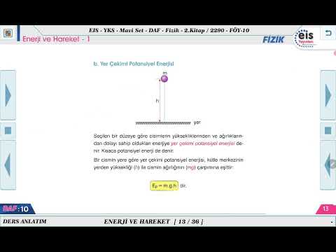 Mavi Set Fizik 2 - Enerji ve Hareket - 1 🔩