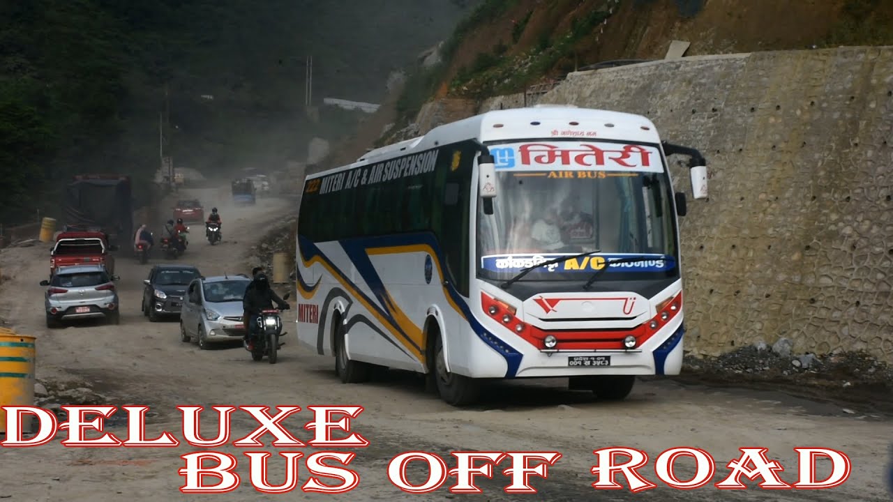 Deluxe Bus Off Road Drive 2 ll Landslide Area ll Risky Driving ll ...