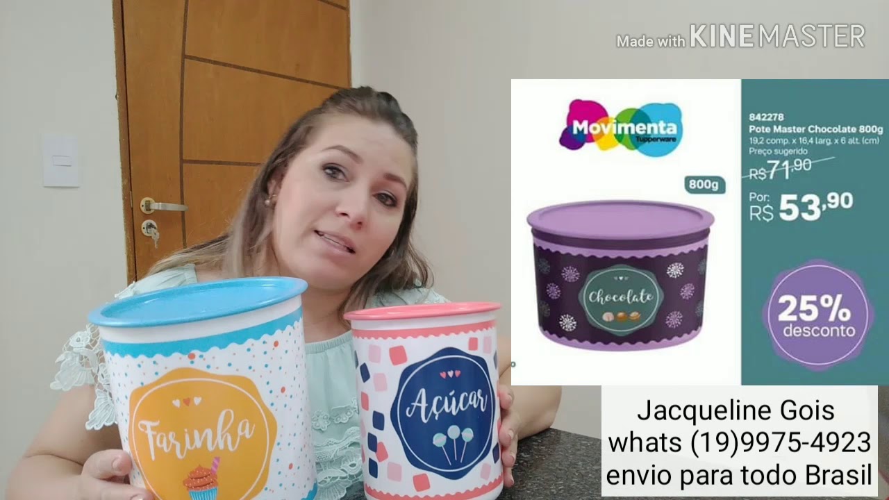 Nova Coleção de Mantimentos Tupperware - YouTube