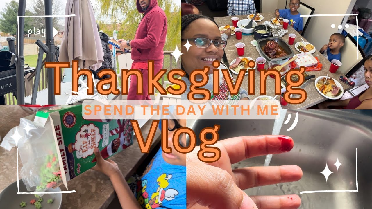 Thanksgiving Family Vlog: Blood, Butterball Turkey, And Chaos! 🦃😱 # ...