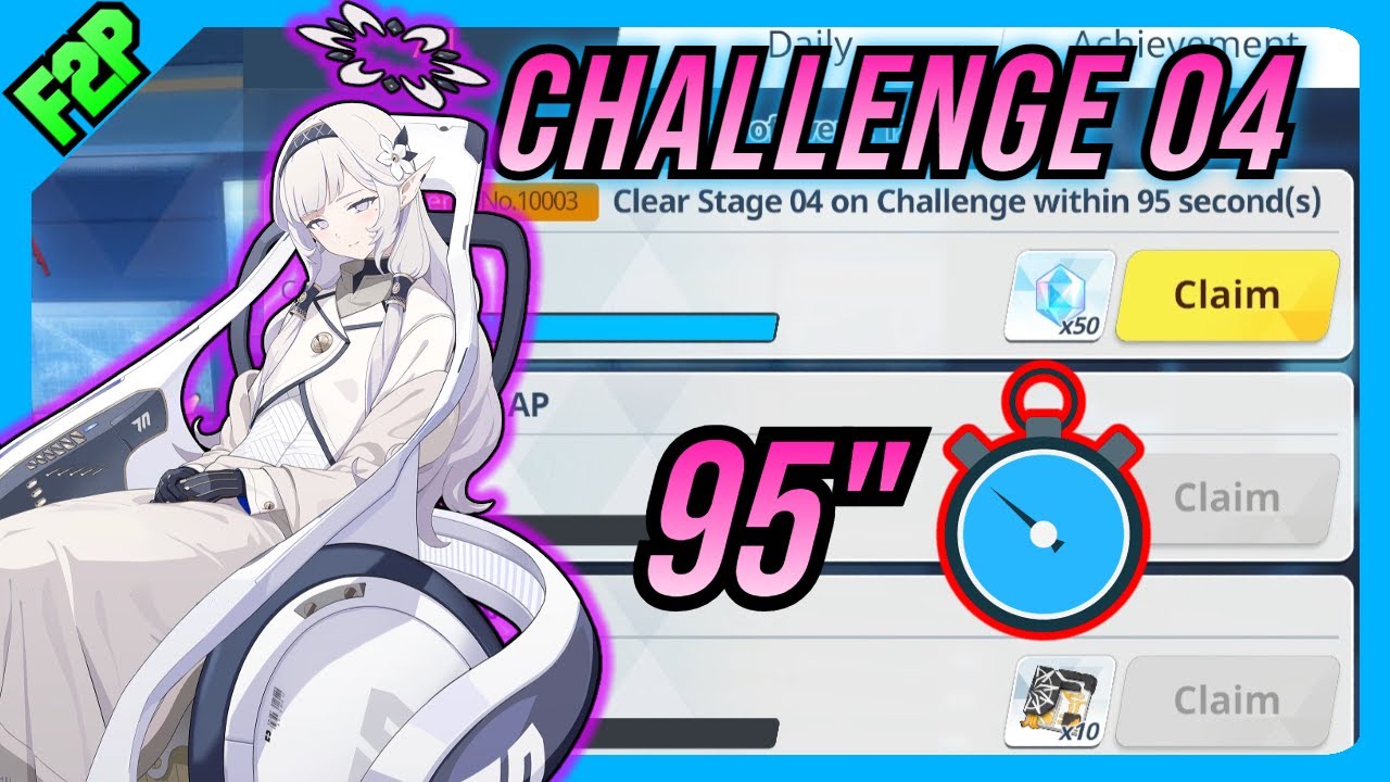 [Blue Archive] Decagrammaton Challenge 04 (3⭐+ 95Seg) - YouTube