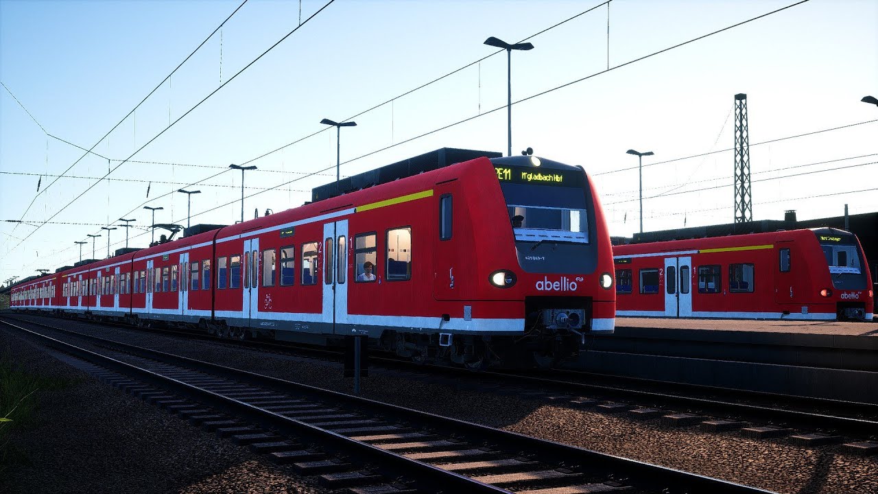 Durch den Morgen-Schneesturm mit der BR 425 in Rhein Ruhr | Train Sim ...