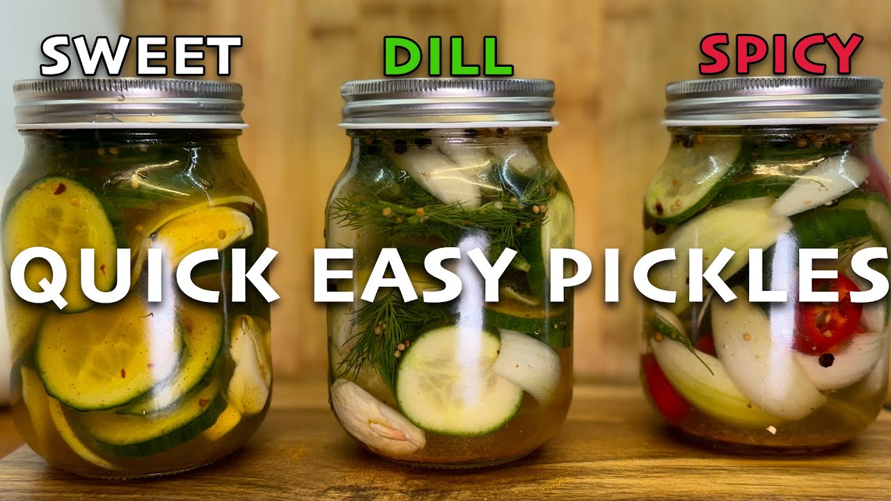 How to Make Pickles at Home | Easy Pickle Recipe - YouTube