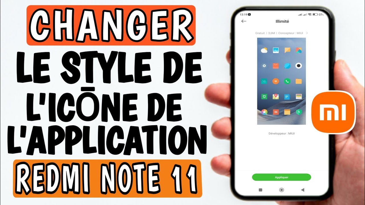 Comment changer le style de l'icône de l'application sur Xiaomi Redmi ...