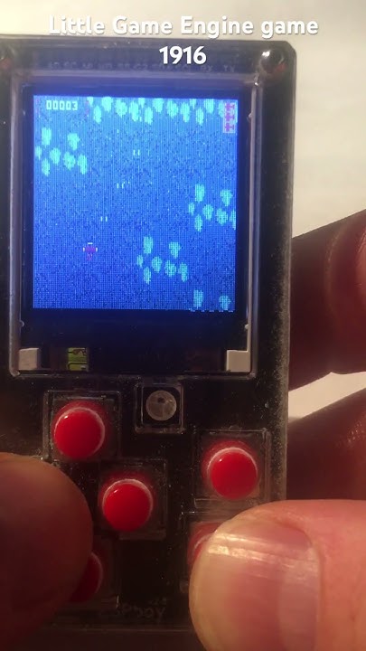1916 on ESPboy - LGE game #retrogaming #retro #DIY #ESPboy #Arduino #ESP8266 #indiegame - YouTube