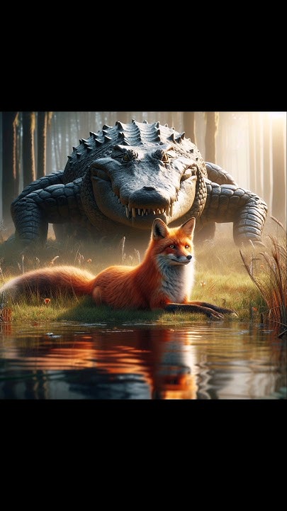 Revenge of the crocodile। #cats #story #cartoon #shorts #viral # ...