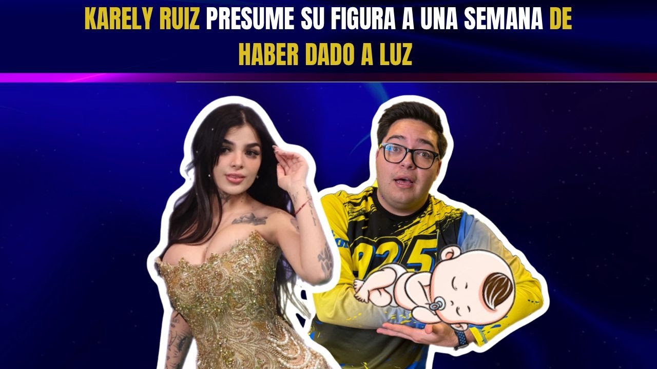 Kaely Ruiz presume figura a una semana de haber sido mamá - YouTube
