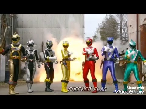 Engine Sentai Go-Onger all Banki Clan Gaiark Monsters are defeated (ENG SUB)
