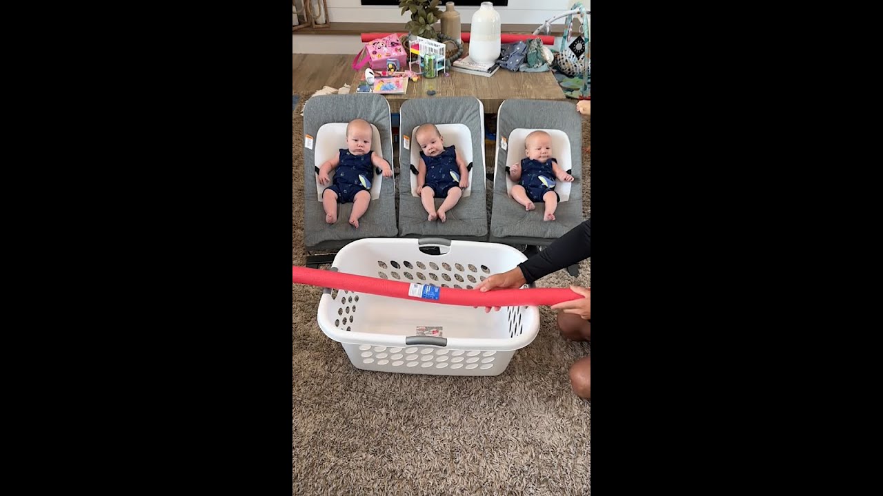 How to bring Triplets to the Beach! - YouTube