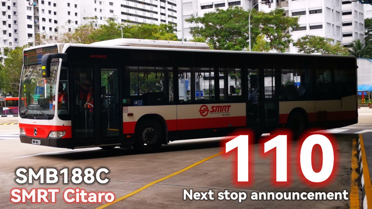 [SMRT] SMB188C on Service 110 - (Refurbished) Mercedes-Benz Citaro Euro ...