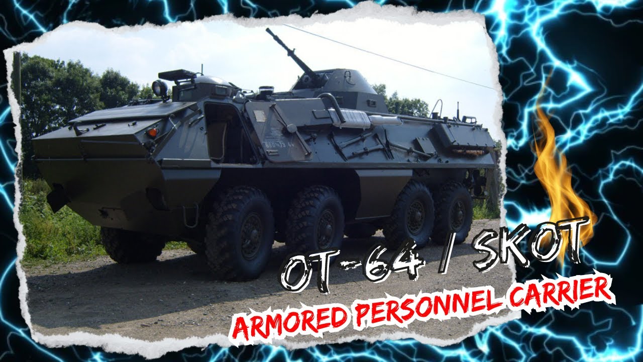 OT 64 / SKOT Armored personnel carrier - YouTube