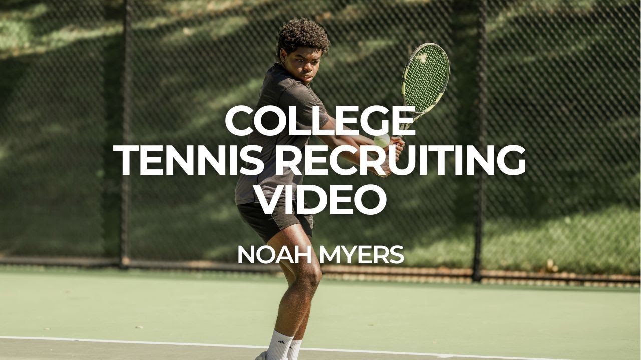 Noah Myers - College Tennis Recruiting Video - YouTube