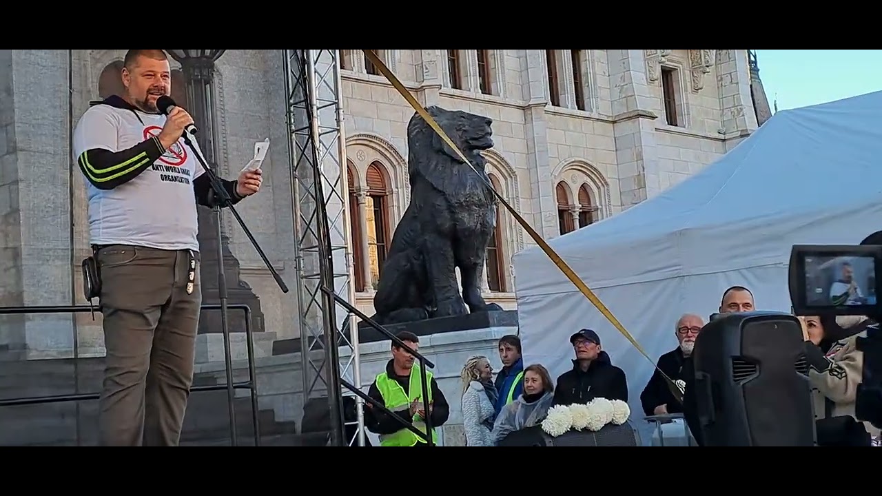 Nemzetközi tüntetés a békéért, EU népeinek szabadságáért, egy szerződés ...