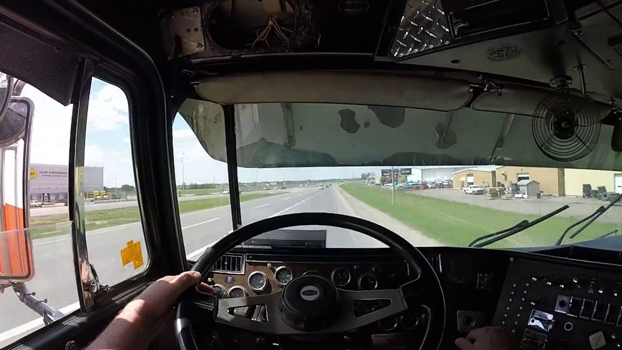 1992 Peterbilt 362 drive 2 - YouTube