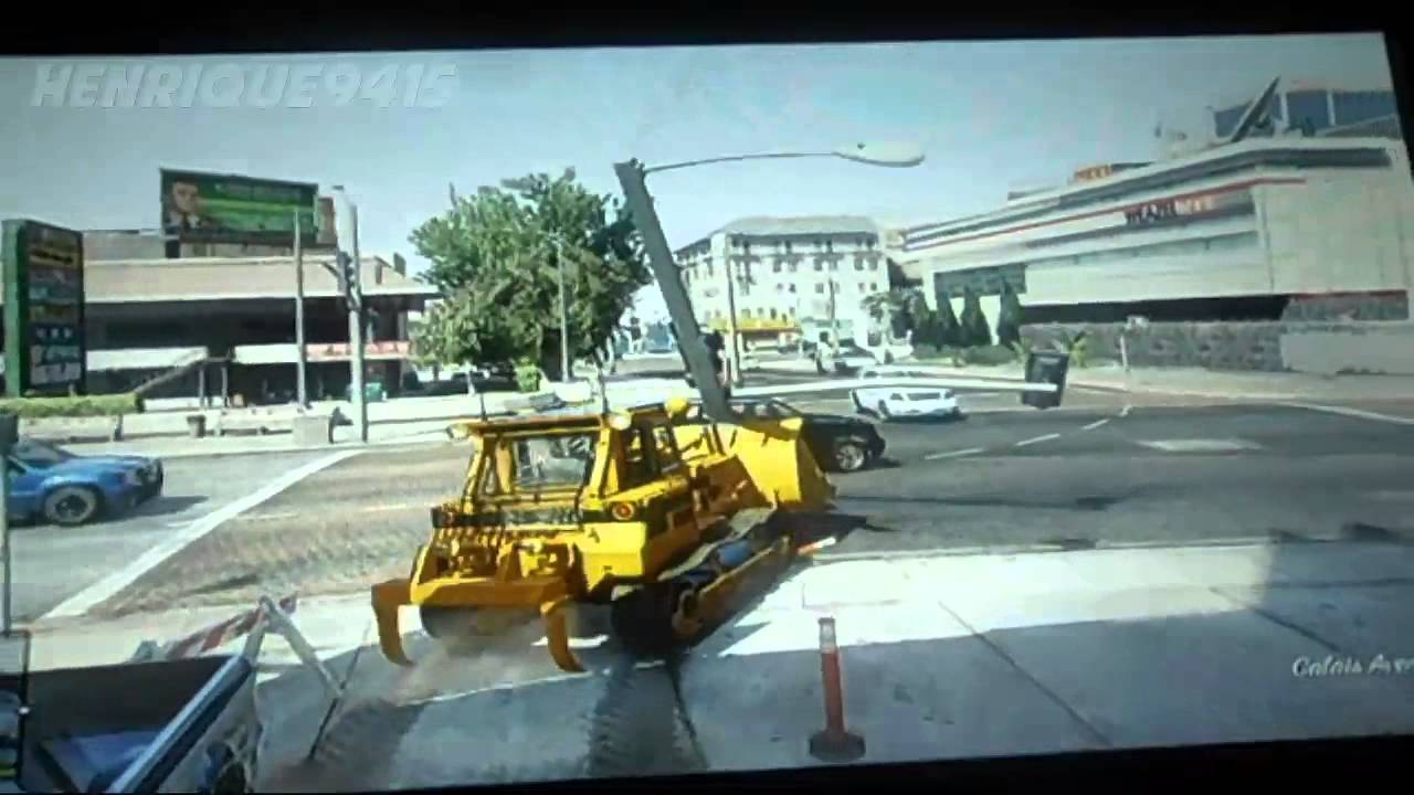 GTA 5 - Bulldozer (+ Localização) - YouTube