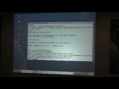 Getting Started with Solaris-3-Users - YouTube