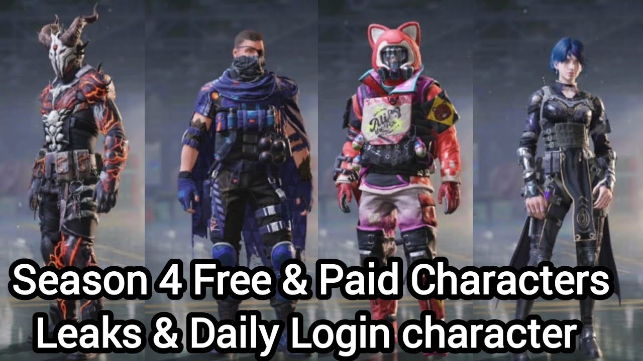codm Season 4 Free Character 2023 | codm Season 4 Paid Characters 2023 ...