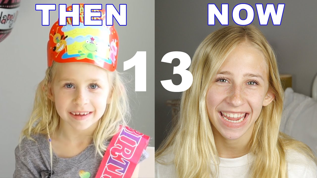DAISY'S 13TH BIRTHDAY!! THEN VS NOW - YouTube