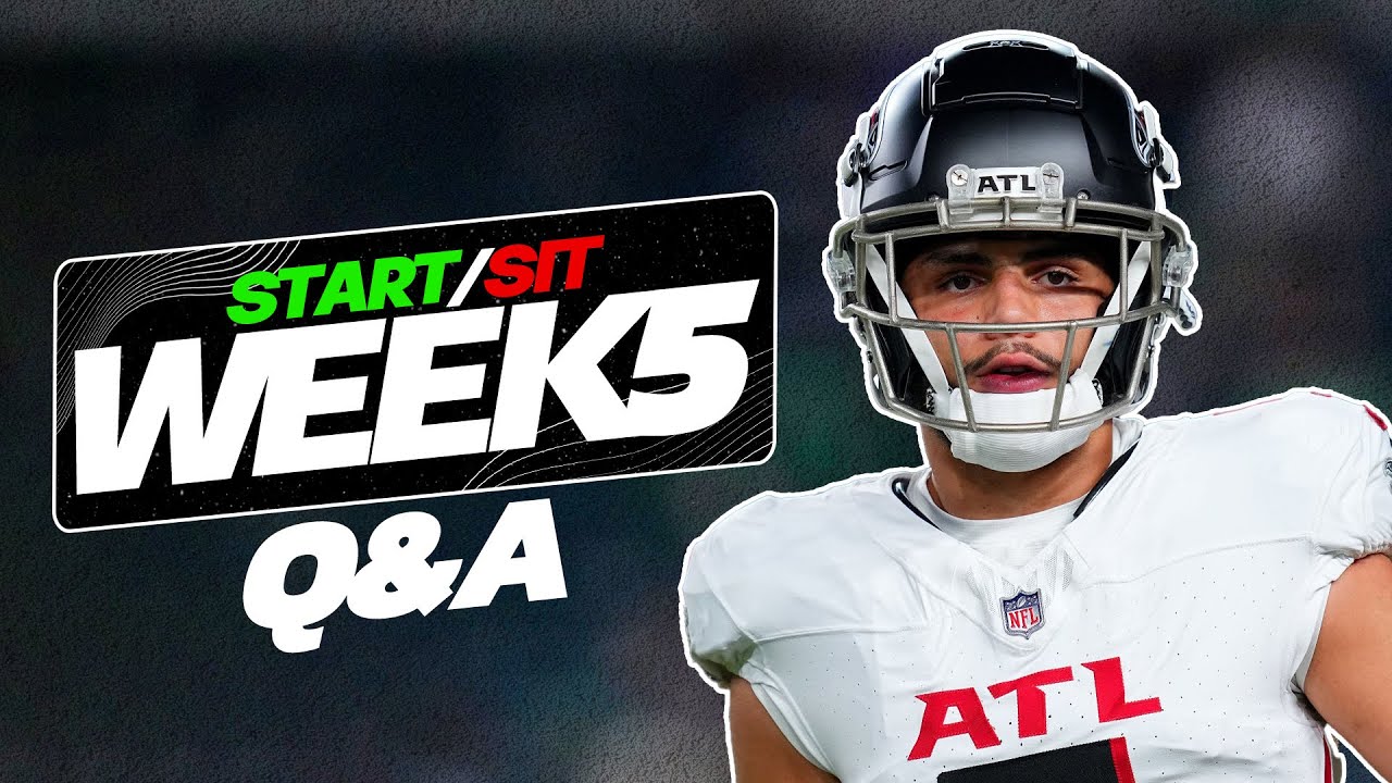 Week 5 Start/Sit Questions for Fantasy Football! - YouTube