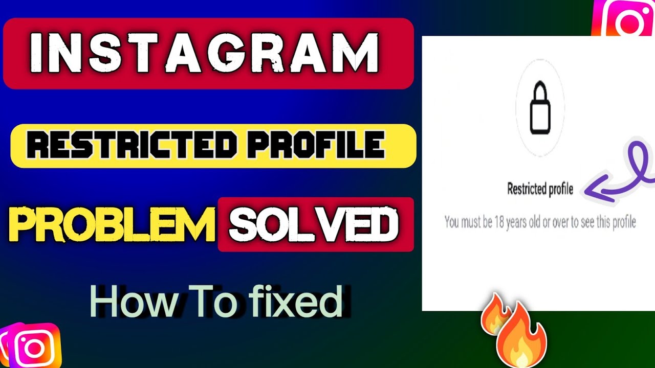 Instagram Restricted Profile Remove !! Instagram Restricted Profile ...