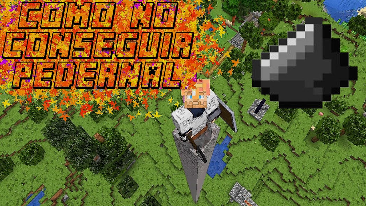 COMO NO CONSEGUIR PEDERNAL EN MINECRAFT - YouTube