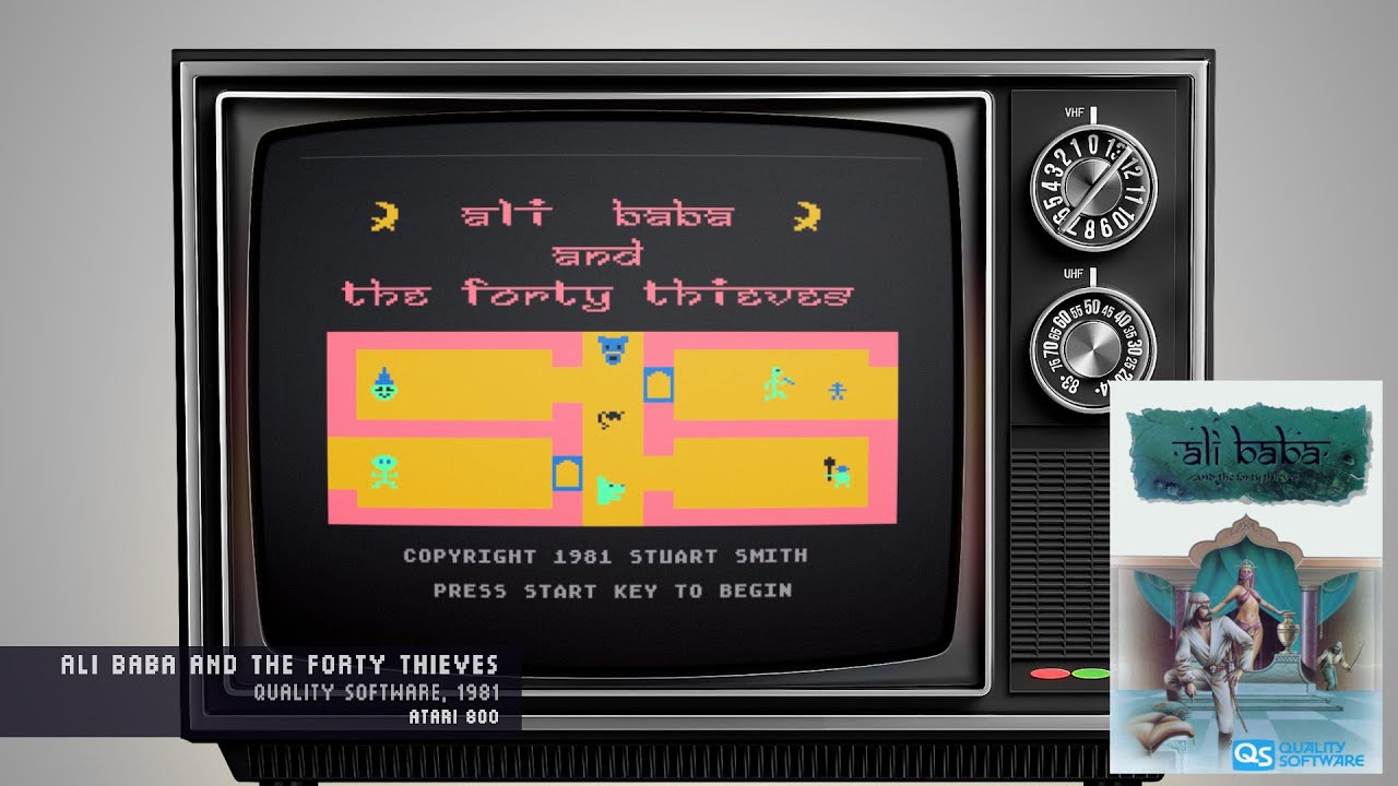 Ali Baba and the Forty Thieves - Quality Software, 1981 - Atari 800 (4K ...