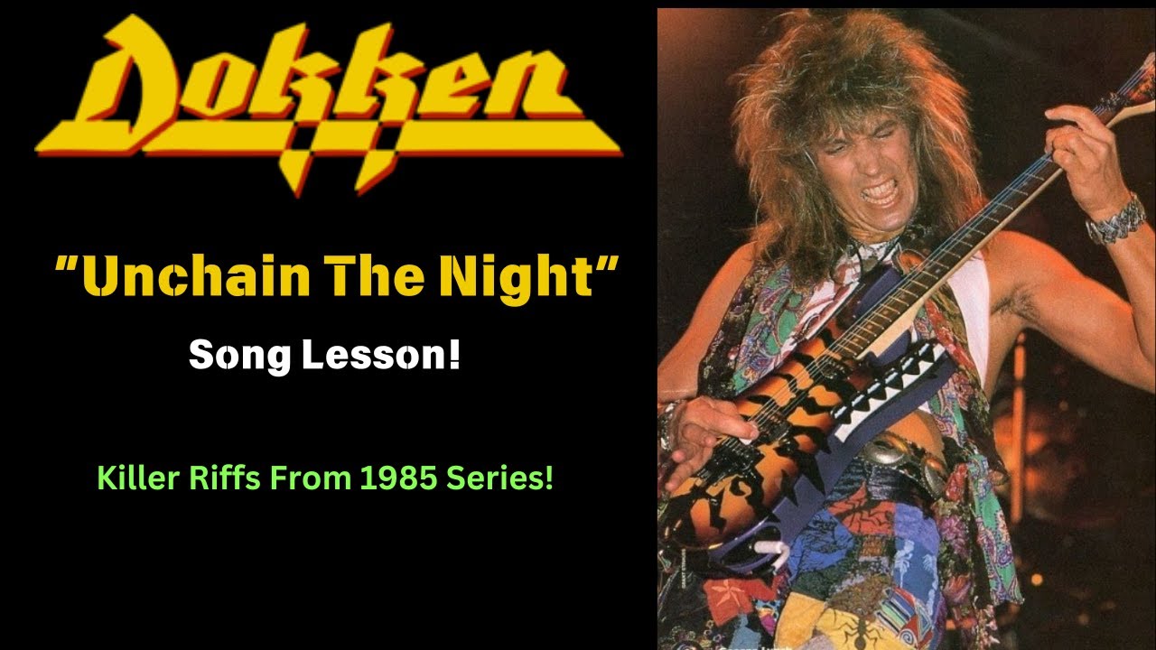 Dokken Unchain The Night Song Lesson - YouTube