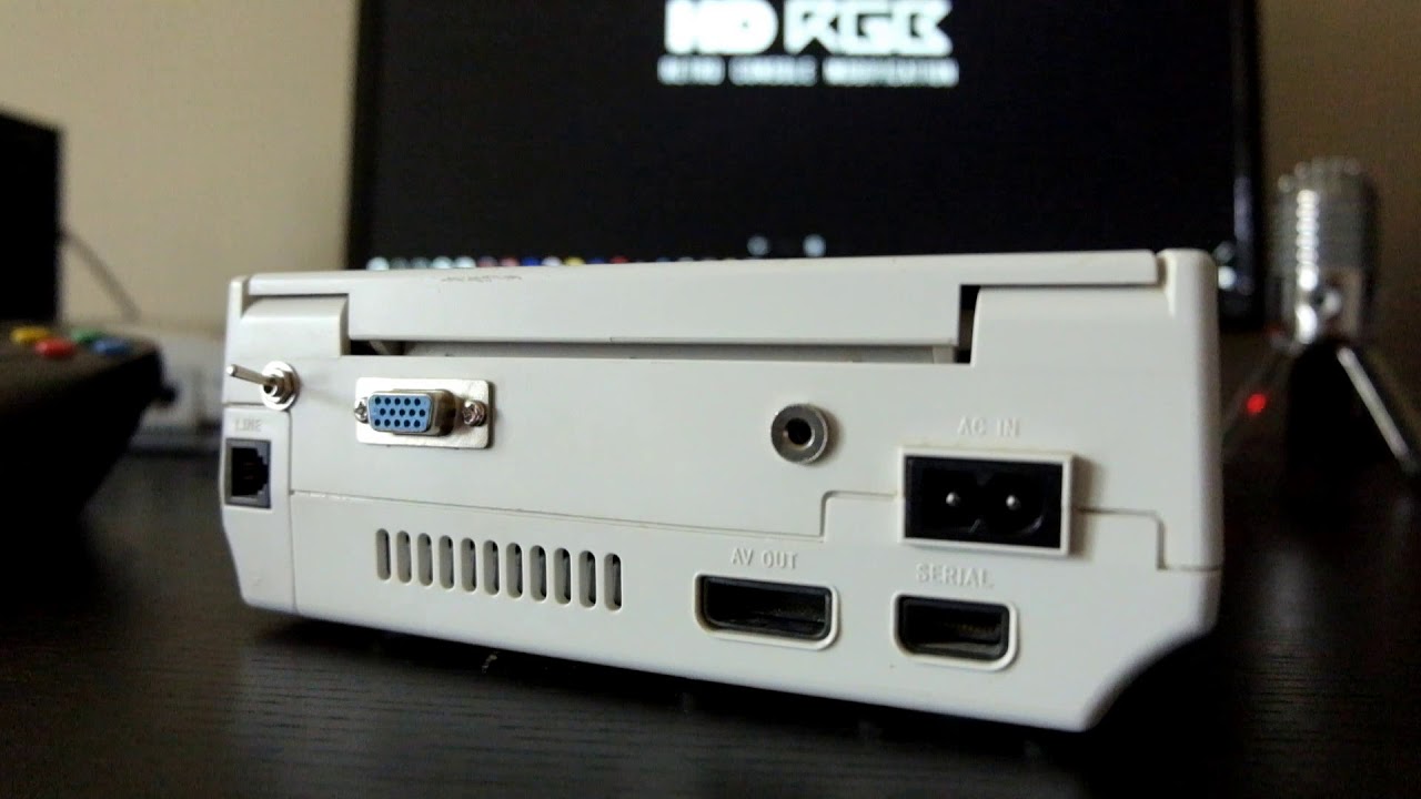 hdRGB Sega Dreamcast Internal 480p VGA modification. Stereo audio jack ...