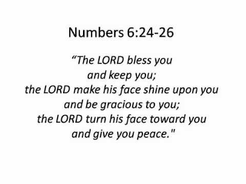 Numbers 6:24-26 - YouTube
