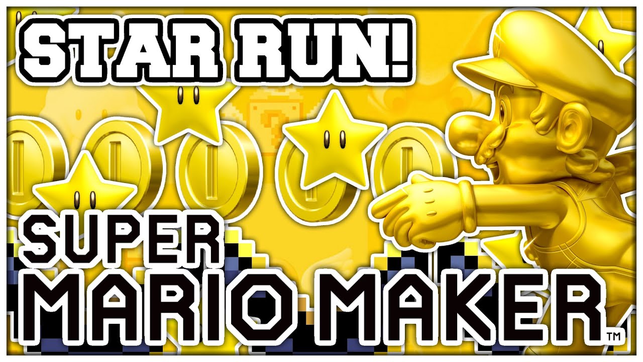 Mario Maker - Part 05: STAR RUN (Nintendo Wii U Playthrough) - YouTube