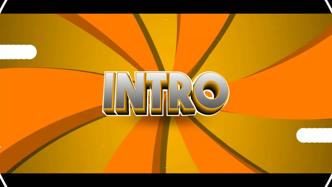 orange intro template / cm2 - YouTube