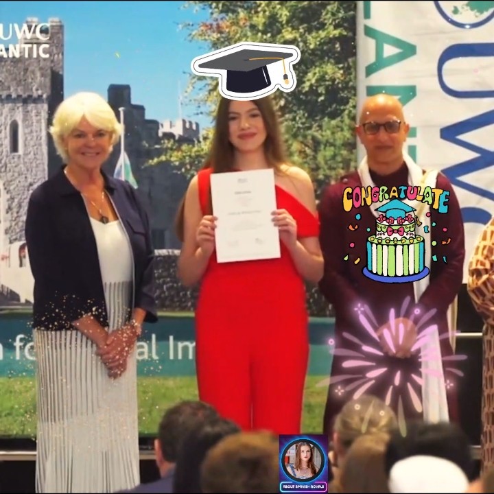 Infanta Sofia stunned the stage on her graduation ceremony - YouTube